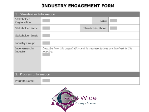 - Industry Engagement Form