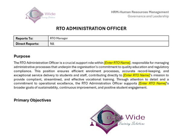 Position Descriptions Templates