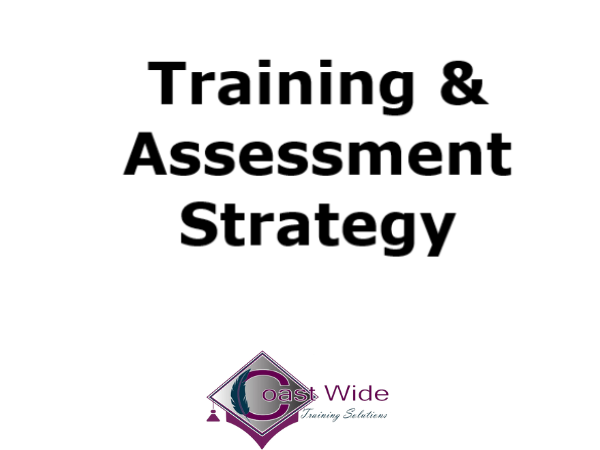 vetr - Training & Assessment Strategy Template