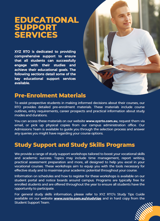 Student Support Services Guide