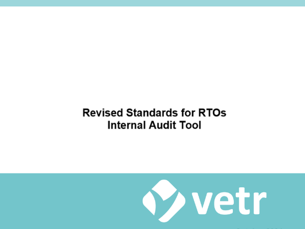 Revised Standards for RTOs Internal Audit Tool